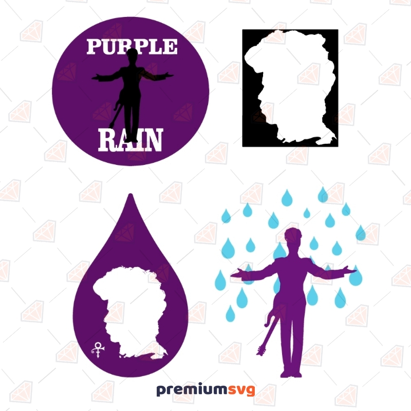 Prince Purple Bundle SVG, Instant Download | PremiumSVG