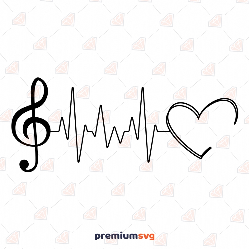 Heartbeat SVG Bundle Design, Nurse Heartbeat SVG | PremiumSVG