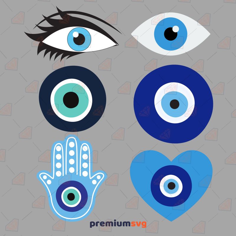 Turkish Evil Eyes Svg | Evil Eye Png | Premium SVG