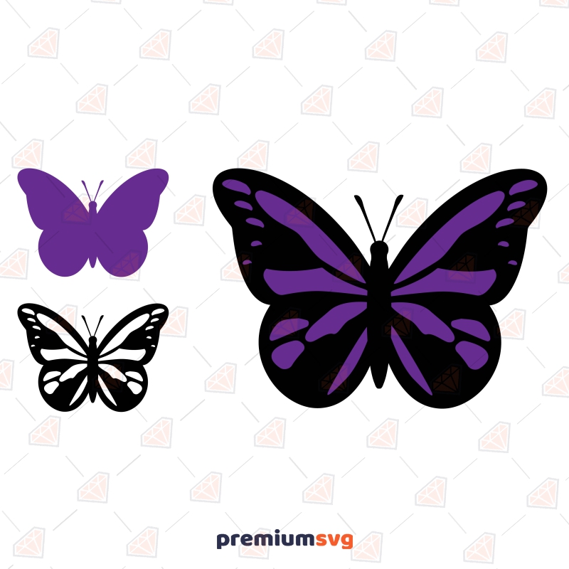 Monarch Butterfly Svg For Cricut And Silhouette Premiumsvg