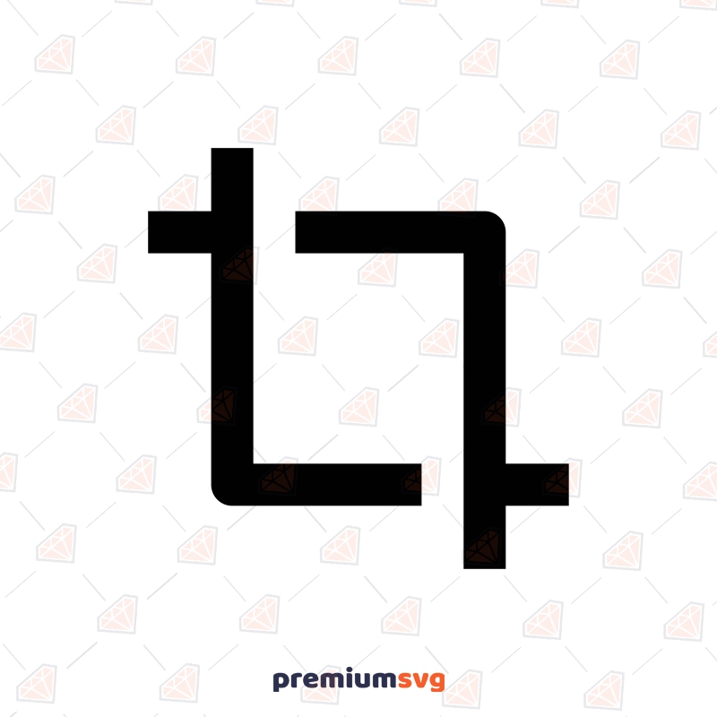 Crop Icon SVG | PremiumSVG