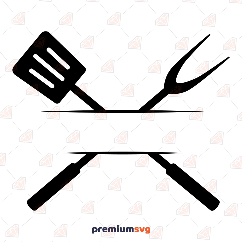 Barbeque Monogram SVG Cut File, Grill Monogram SVG | PremiumSVG