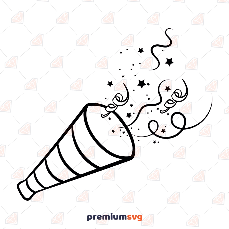 Party Confetti SVG Cut Files, Confetti Birthday SVG | PremiumSVG