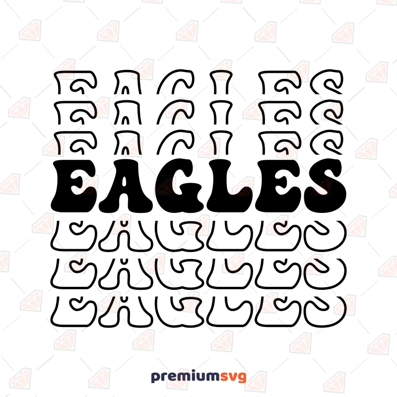 Eagles Football Logo Black And White