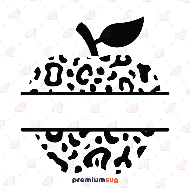 Apple Name Frame SVG, Teacher Monogram SVG | PremiumSVG