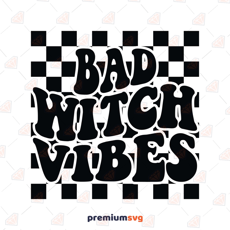Bad Witch Vibes SVG, Halloween Shirt SVG | PremiumSVG