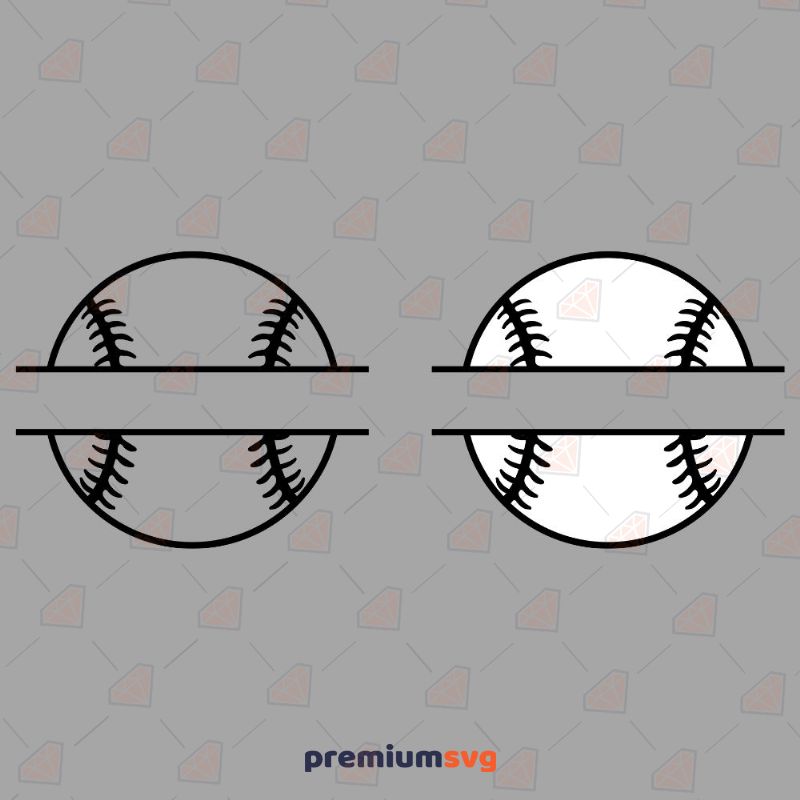 Baseball Monogram Svg Cutting File | PremiumSVG