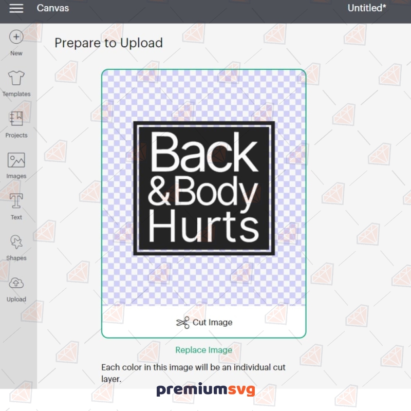 Black Back and Body Hurts SVG File for Cricut & Silhouette Cameo ...