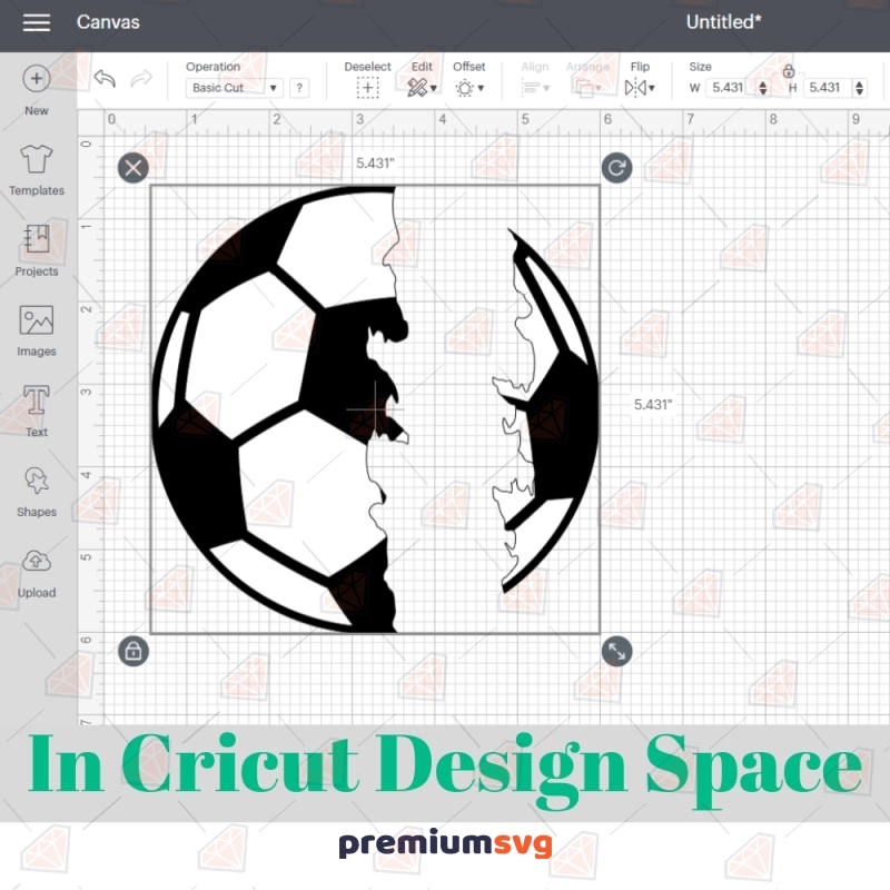 Distressed Soccer Monogram SVG, Soccer Instant Download | PremiumSVG