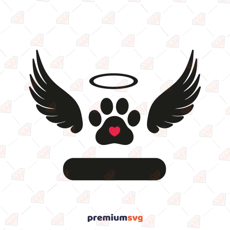In Loving Memory svg golden retriever svg Memorial Svg Dogs svg Paw ...