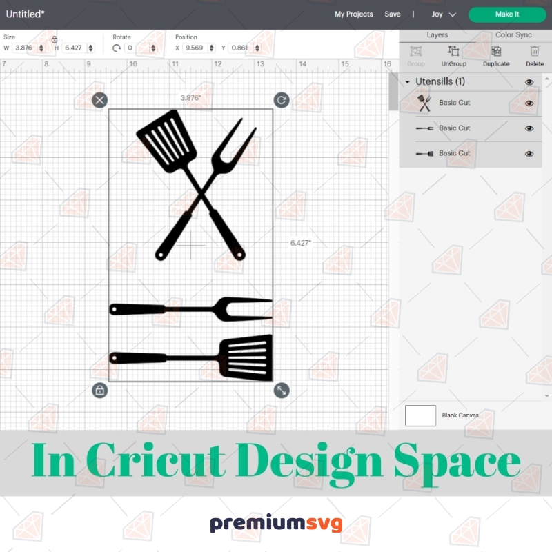 Grilling Utensils SVG Design File | PremiumSVG