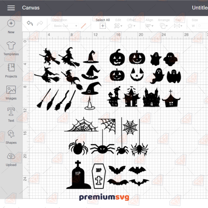 Halloween SVG Bundle Cut File, Halloween Clipart Files | PremiumSVG