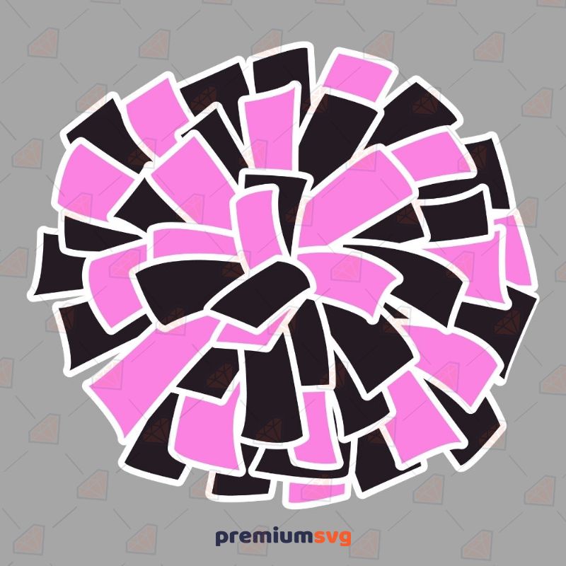 Pom Pom Outline SVG, Pom Pom Vector Instant Download | PremiumSVG