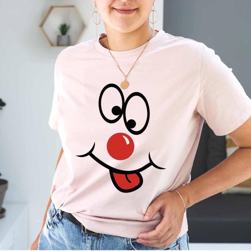 Red Nose Day Face Svg Cut Files | PremiumSVG