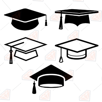 college svg Graduate svg Graduation cap svg cricut svg clipart cap ...