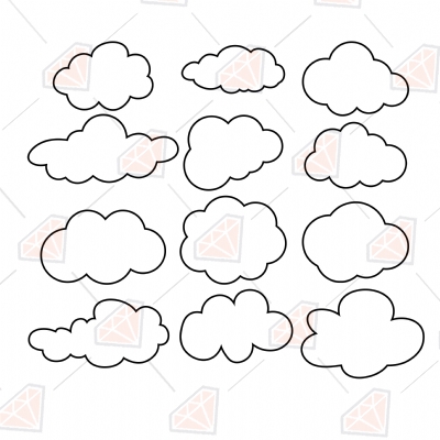 Cloud Vector Outline