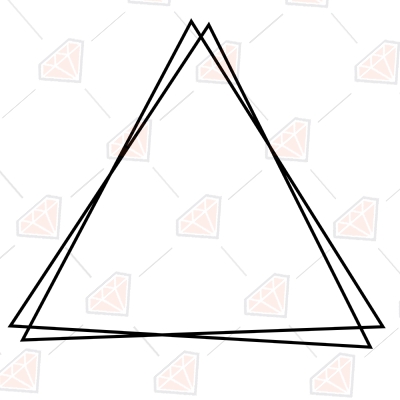 Triangle Frame SVG, Frame SVG Vector Instant Download | PremiumSVG