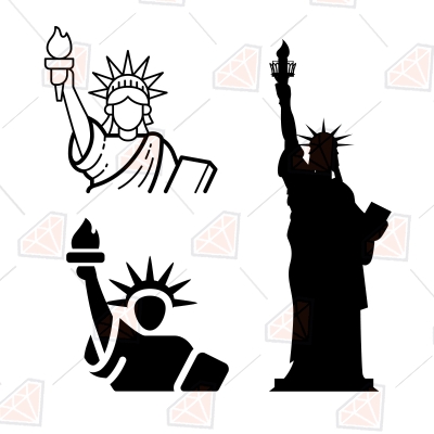 Statue of Liberty SVG Cut File | PremiumSVG