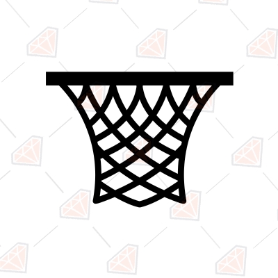 Basketball Net SVG Cut File, Instant Download | PremiumSVG