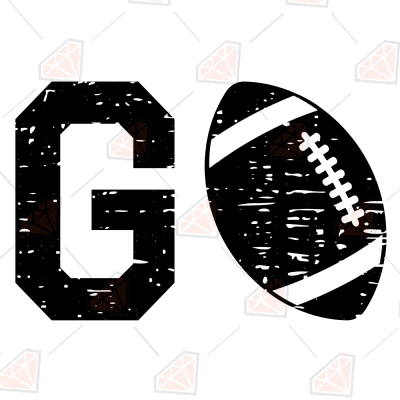 GO Tigers Football SVG Cut File, Instant Download | PremiumSVG
