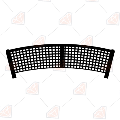 Tennis Net SVG Cut File, Instant Download | PremiumSVG