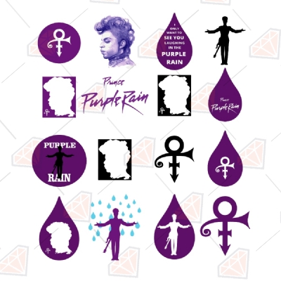 Prince Purple Bundle SVG, Instant Download | PremiumSVG
