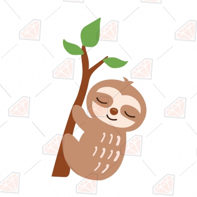 Sloth SVG Cut Files | PremiumSVG