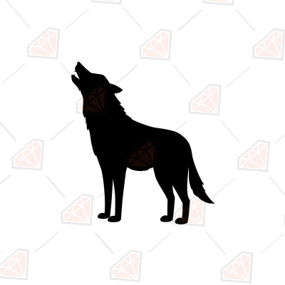 Wolf SVG Cut files for Cricut, Wolf Clip Art Silhouette Instant ...