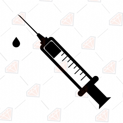 Syringe SVG Cut Files, Syringe Vector Instant Download | PremiumSVG