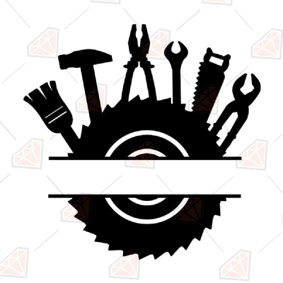 Builder & Contractor Monogram SVG, PNG, PSD, DXF, JPG Files | PremiumSVG