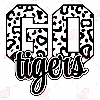 Leopard Go Tigers SVG Cut File, Instant Download | PremiumSVG