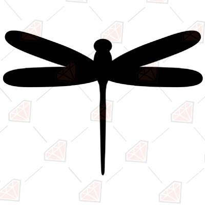 Basic Dragonfly SVG Cut File, Dragonfly Vector Instant Download ...