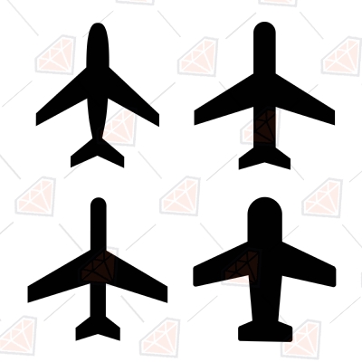 Airplane Luggage SVG Cut File, Flight Suitcase Clipart | PremiumSVG