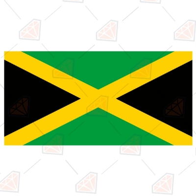Jamaica Flag Svg Vector File | PremiumSVG