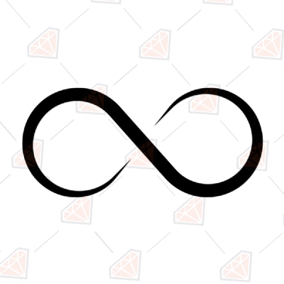 Open Infinity Symbol SVG Cut File, Open Infinity Clipart Instant ...