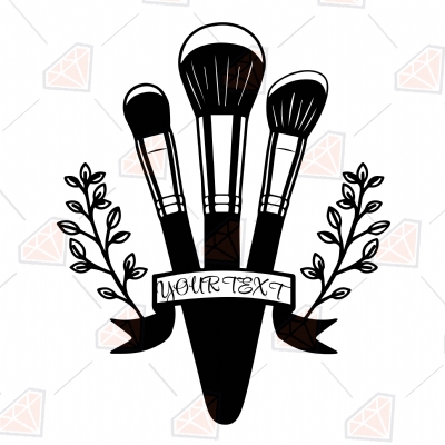 Makeup Brush SVG File | PremiumSVG