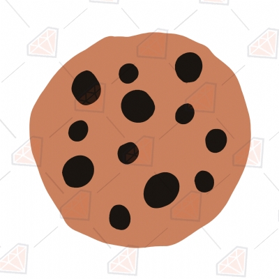 Cookie SVG, Chocolate Chip Clipart | PremiumSVG