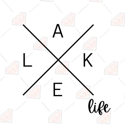 Lake Life SVG Cut File | PremiumSVG