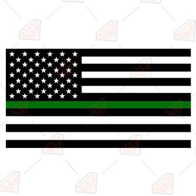 Distressed Police Flag SVG File, Thin Blue Line Flag SVG | PremiumSVG