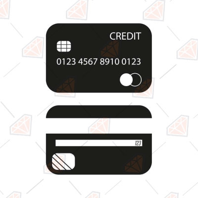 Credit Card SVG Design, Credit Card Vector Instant Download | PremiumSVG