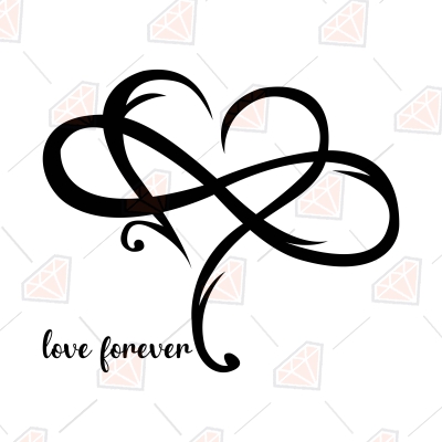 Open Infinity Symbol SVG Cut File, Open Infinity Clipart Instant ...