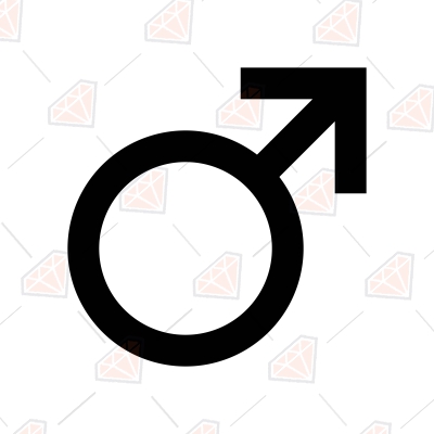 Male Symbol SVG Icon & Clipart File | PremiumSVG