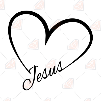 Jesus Silhouette SVG Cut & Clipart File, Jesus SVG Vector | PremiumSVG