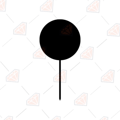 Simple Circle Topper SVG, Instant Download | PremiumSVG