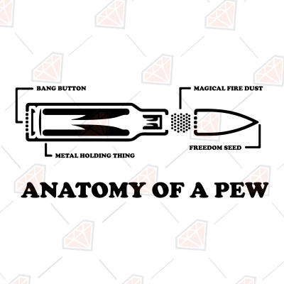 Anatomy Of A Pew SVG, Instant Download | PremiumSVG