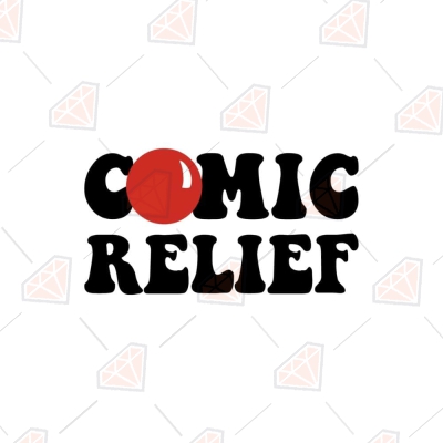 Comic Relief SVG, Red Nose Day Vector | PremiumSVG