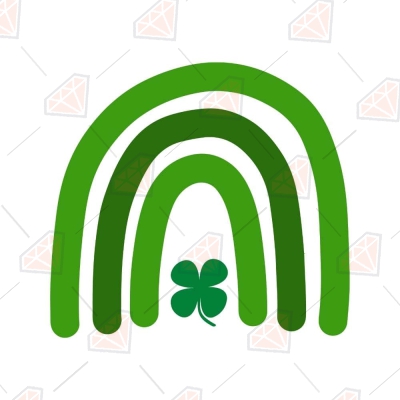 Rainbow Shamrock SVG, Clover Icon SVG Vector Files | PremiumSVG