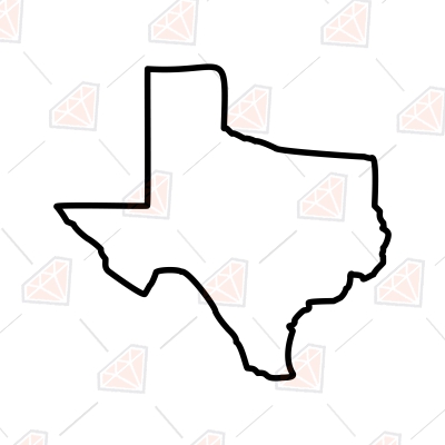 Texas State Maps Svg | PremiumSVG