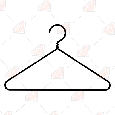 Clothes Hanger SVG, Home Basics SVG Digital Download | PremiumSVG