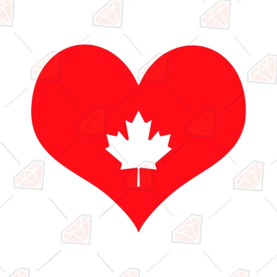 Half Maple Half Canada Text SVG, Maple Leaf Canada SVG Vector Files ...